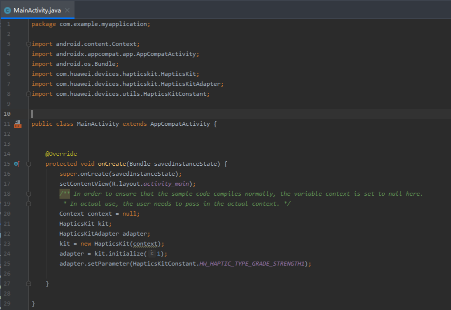 Haptics Engine –线性马达能力