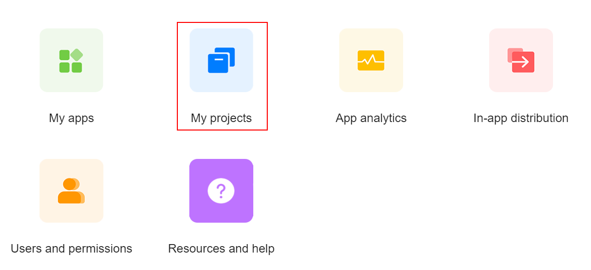 Configuring App Information in AppGallery Connect (Web)