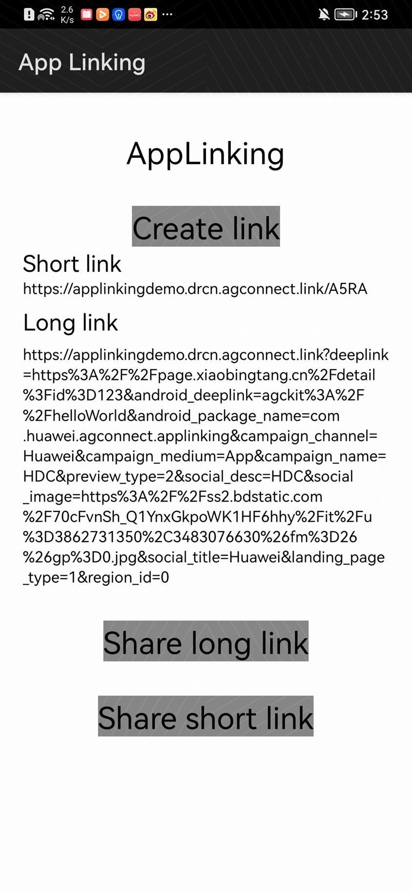 App Linking HarmonyOS