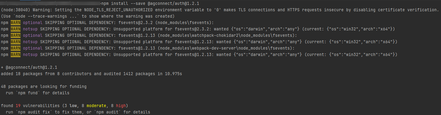 Auth Service for web