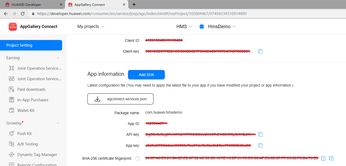 Preparations for Integrating HUAWEI HMS Core