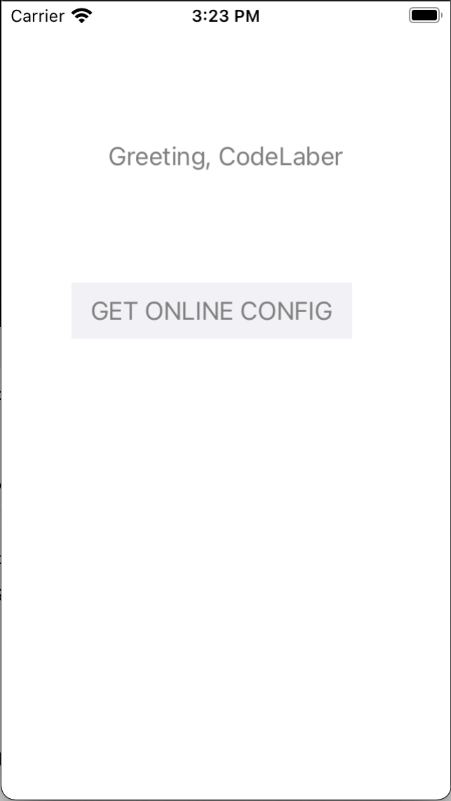 Remote Configuration for iOS